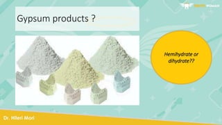 Gypsum products | PPTX