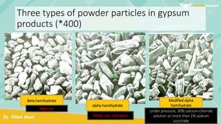Gypsum products | PPT