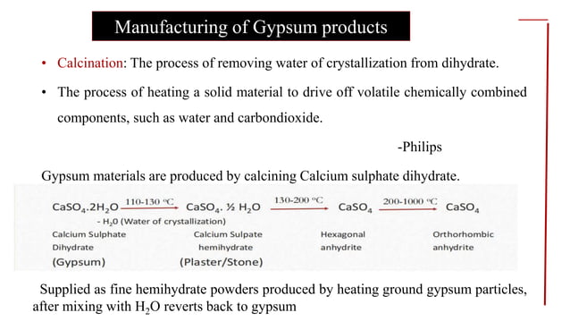GYPSUM PRODUCTS AND ITS CLINICAL IMPLICATIONS | PPTX | Dental Health ...