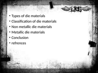 GYPSUM PRODUCTS & DIE MATERIALS in dental materials.pptx