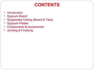 Gypsum Products | PPT