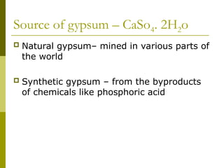 Gypsum and gypsum products in dentistry.ppt