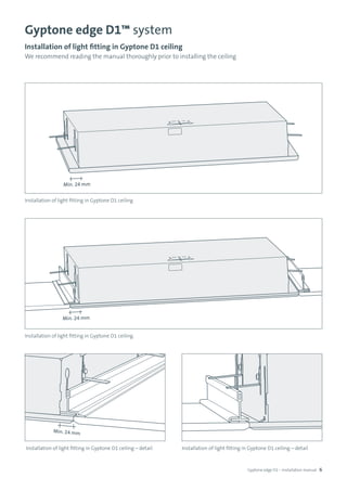 Gyptone edge d1 installation manual | PDF