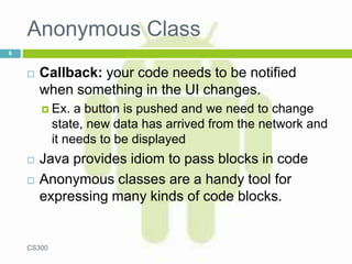 Encapsulation anonymous class | PPT