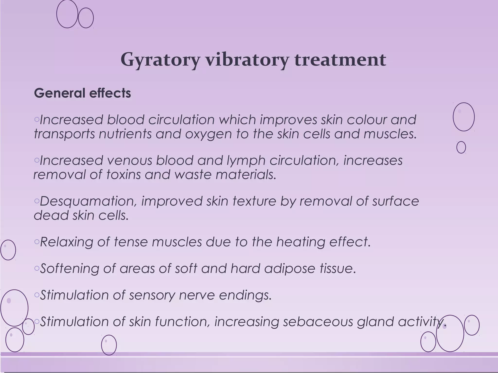 Gyratory massage 2015 | PPT