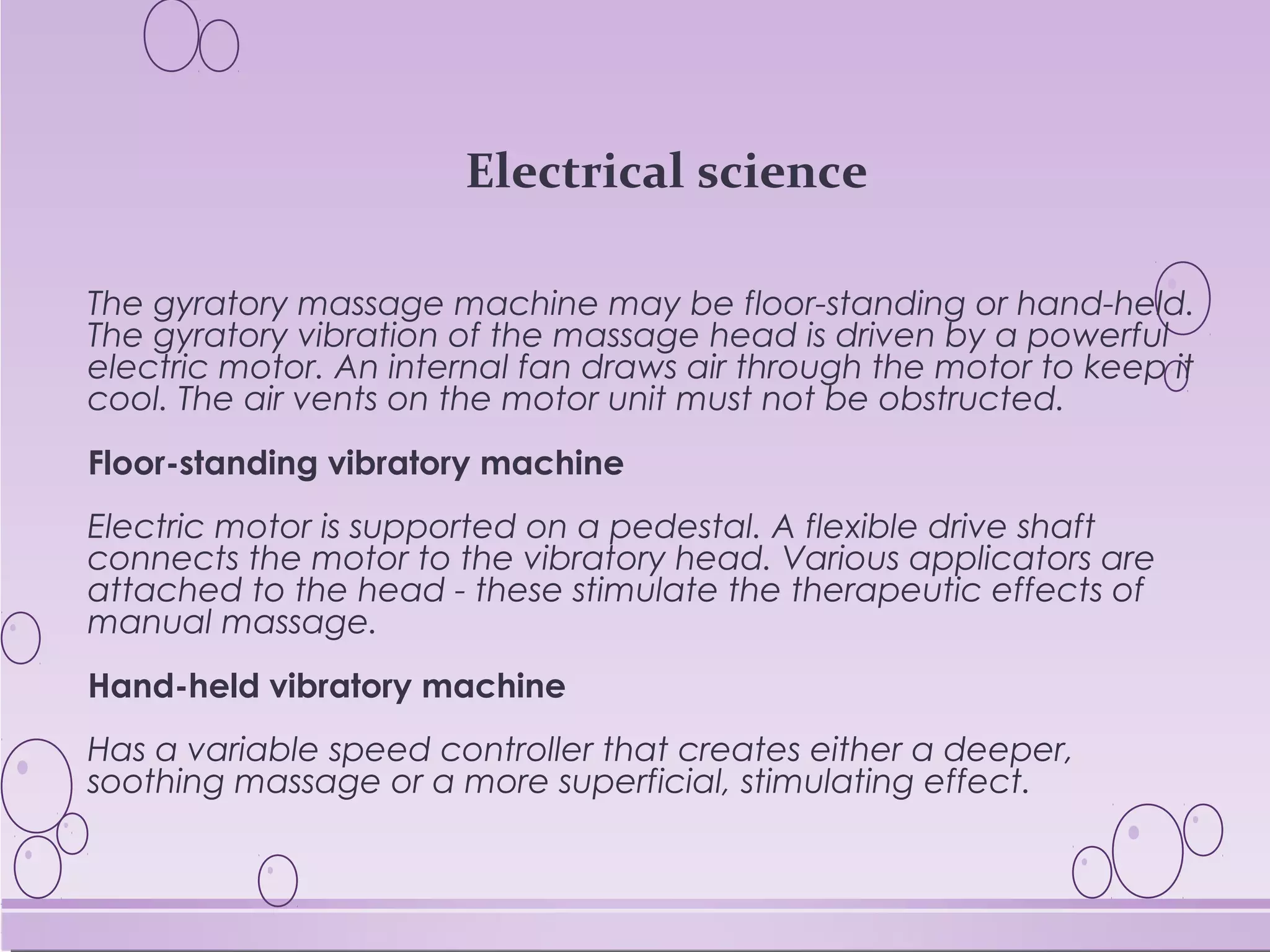 Gyratory massage 2015 | PPT