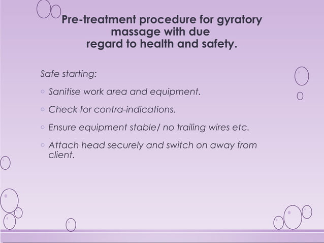 Gyratory massage 2015 | PPT
