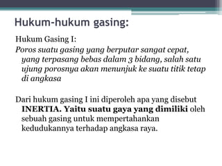 Gyro compass - kompas gasing | PPTX