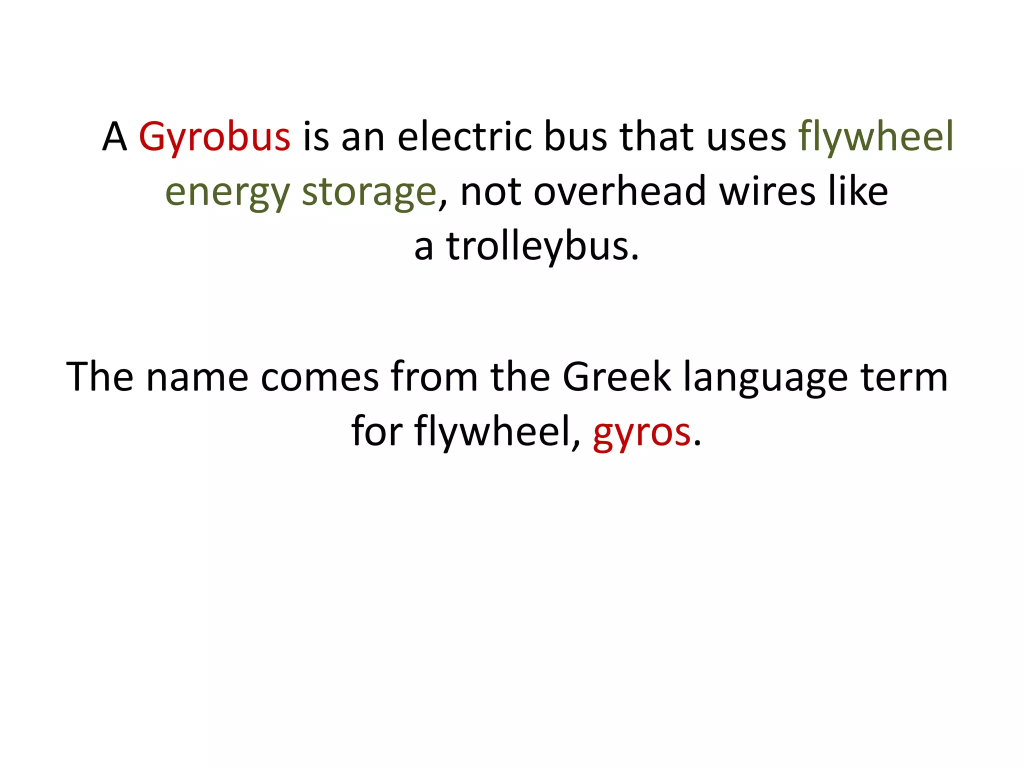 Gyro bus | PPTX