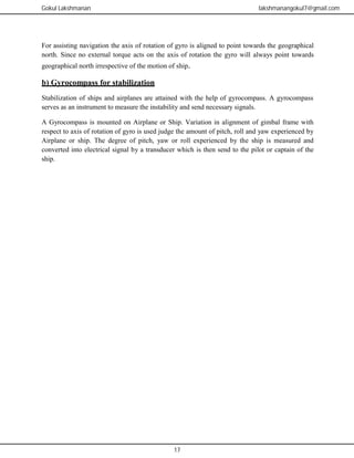 Theory of Gyrocompass | PDF