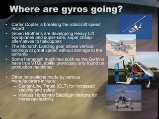 Gyrocopter An Introduction | PPT
