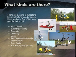 Gyrocopter An Introduction | PPT