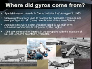 Gyrocopter An Introduction | PPT