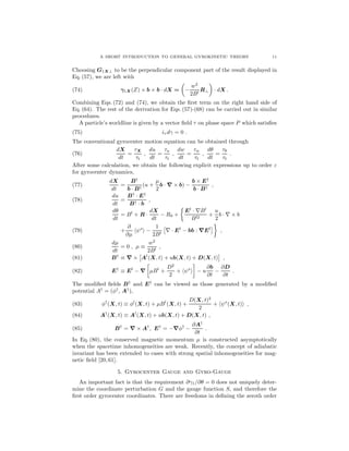 Gyrokinetic plasma theory | PDF