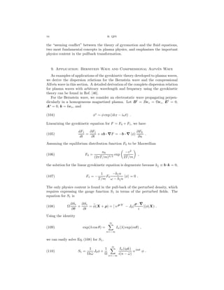 Gyrokinetic plasma theory | PDF
