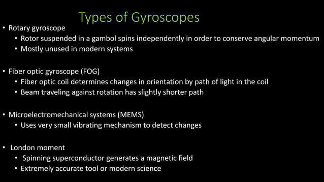 gyroscope for the measurement of physical quantity | PPT