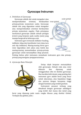 Gyroscope Instrumen | DOCX