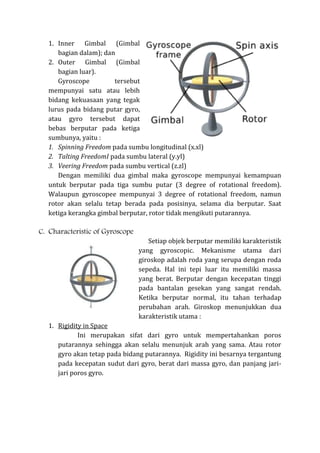 Gyroscope Instrumen | DOCX