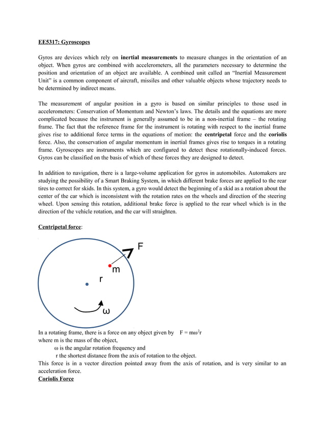 Gyroscopes | PDF