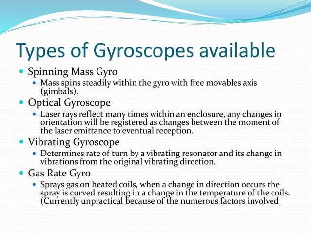Gyroscopes | PPTX