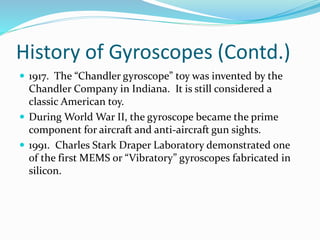 Gyroscopes | PPTX