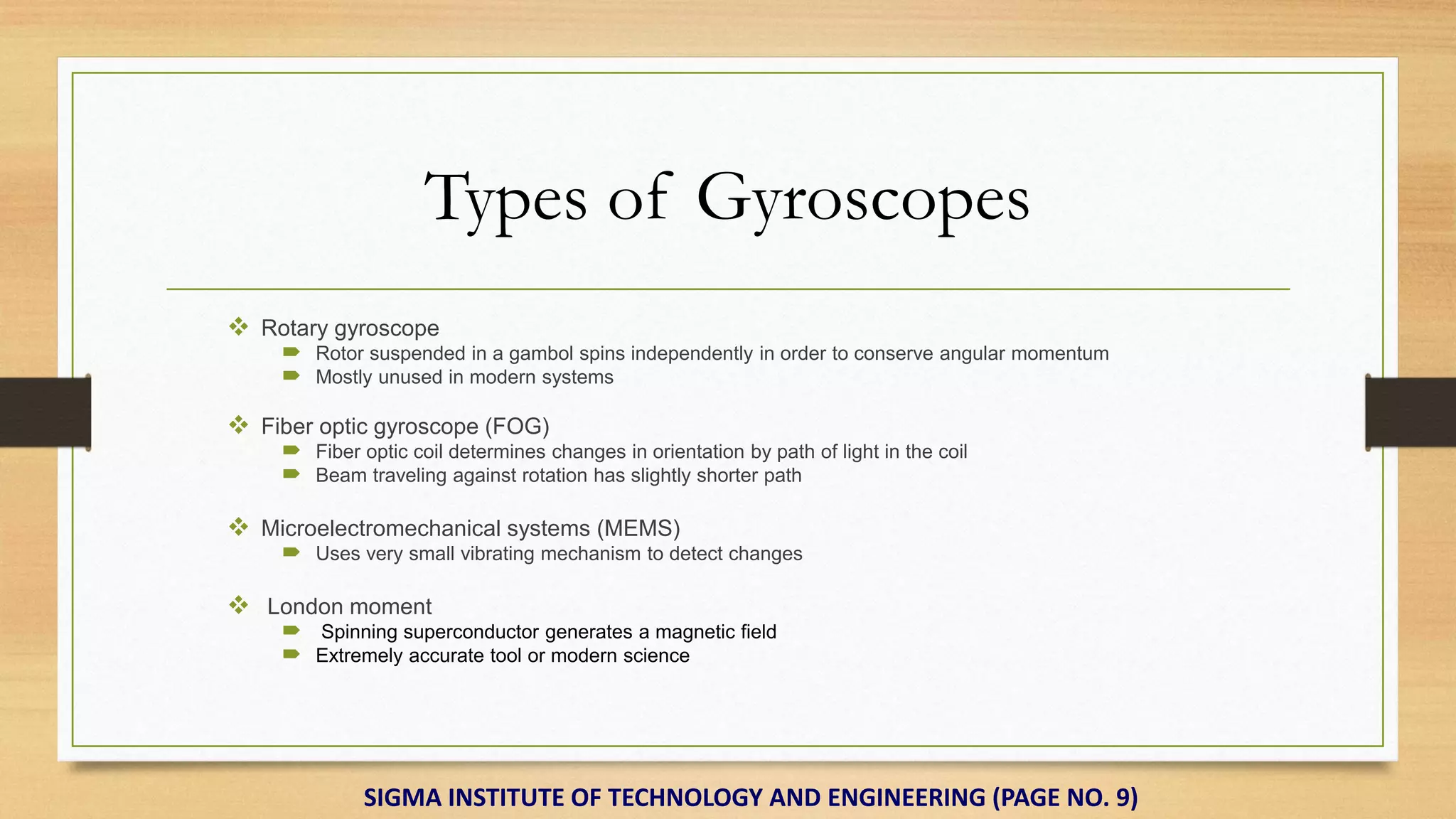 Gyroscopes | PDF