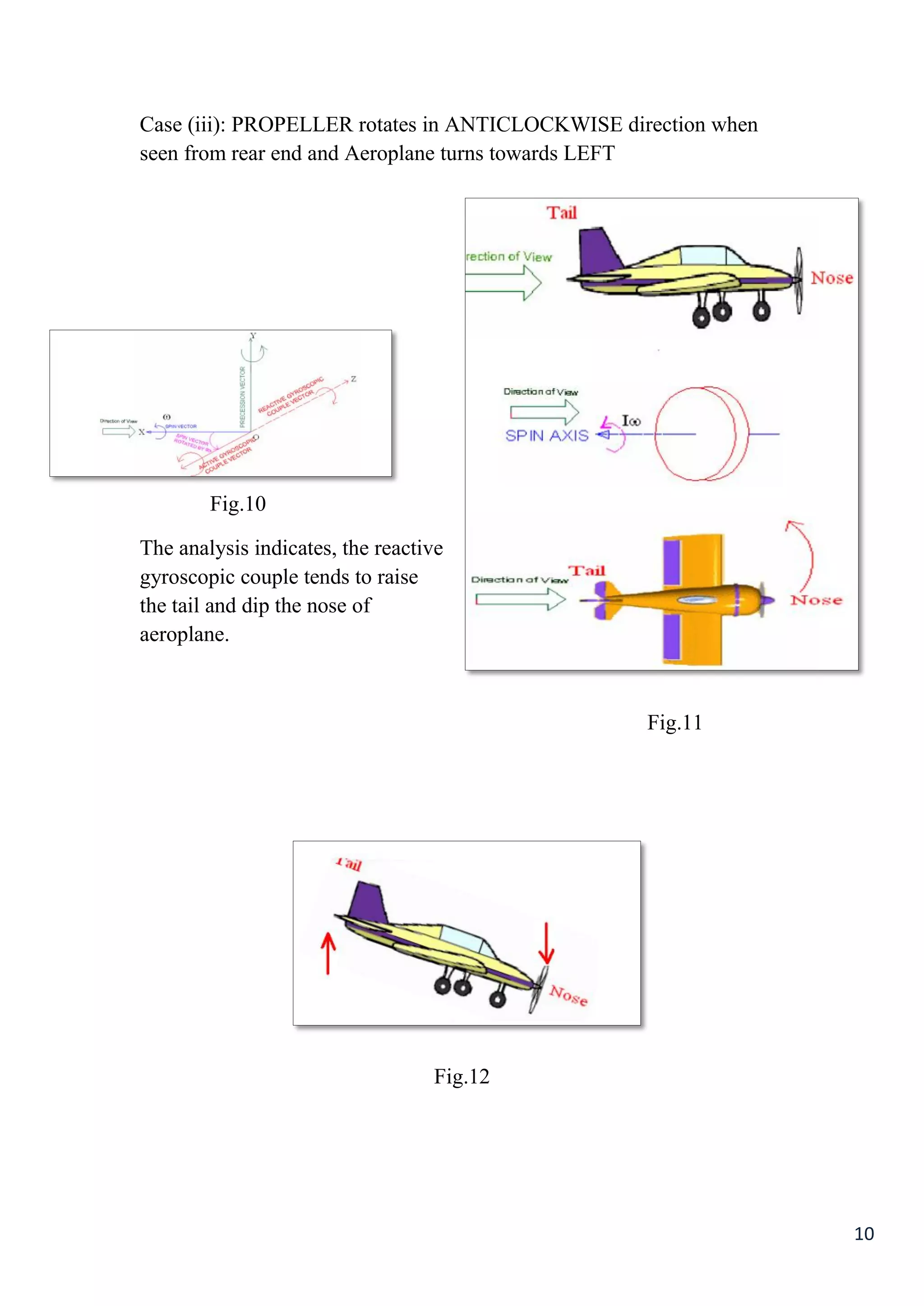 Gyroscopic coupl&,aeroplane effect | PDF