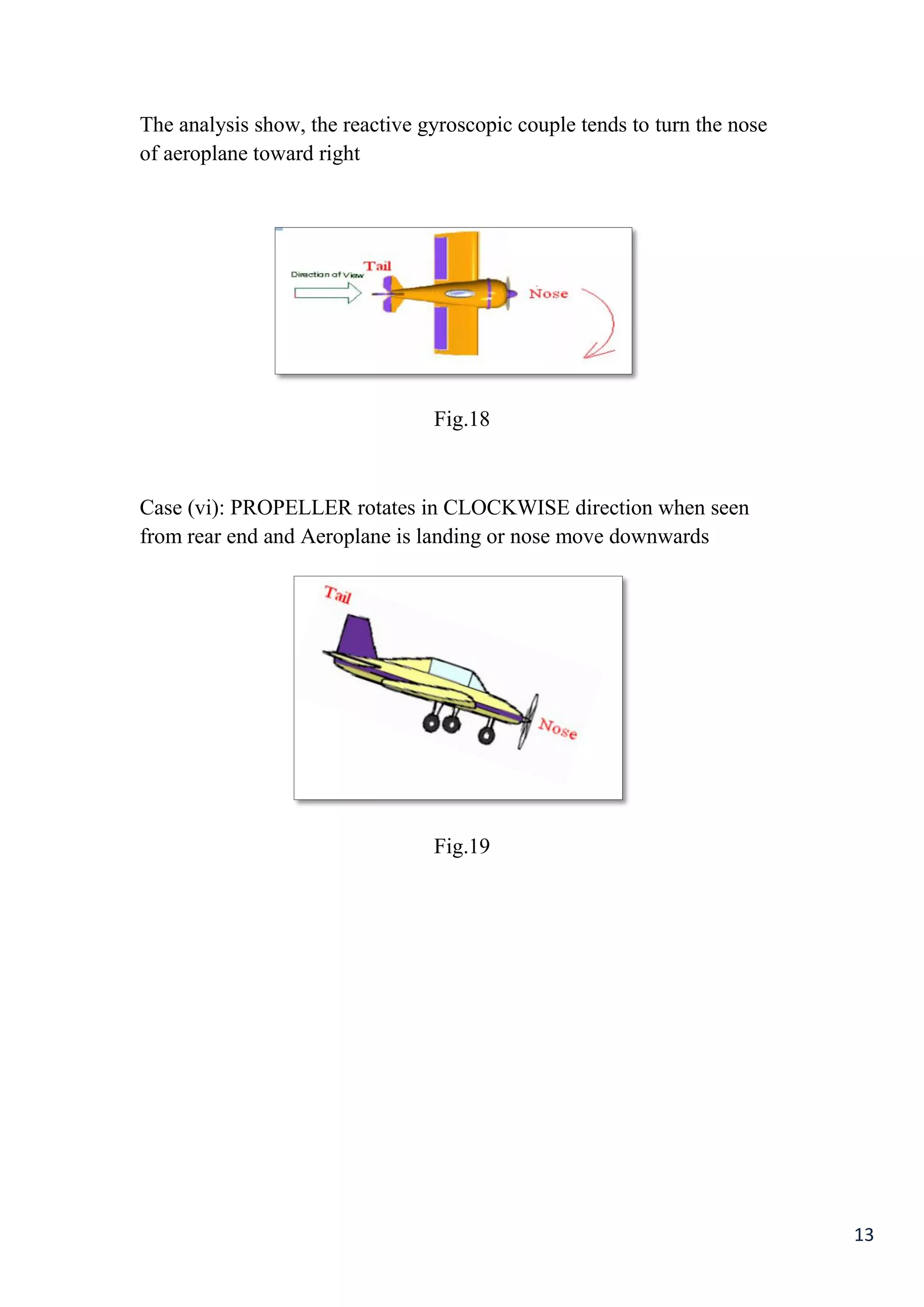 Gyroscopic coupl&,aeroplane effect | PDF