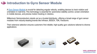 Gyro Sensor Modules: Unlocking the Power of Motion Sensing | PPT