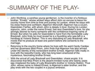 Social classes analysis in Victorian Era reflected on Oscar Wilde's ...