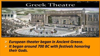 Arts_ The History of Theatrical Form and their Evolution | PPTX
