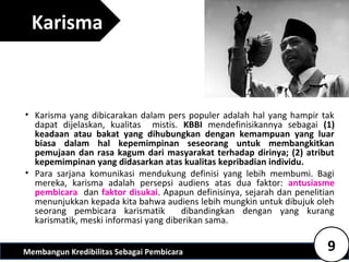 Membangun kredibiltas sebagai pembicara | PPT