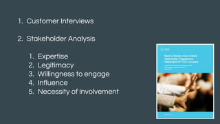 Internal Customer Development | PPTX