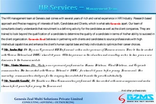Recruitment process at consultancy | PPT