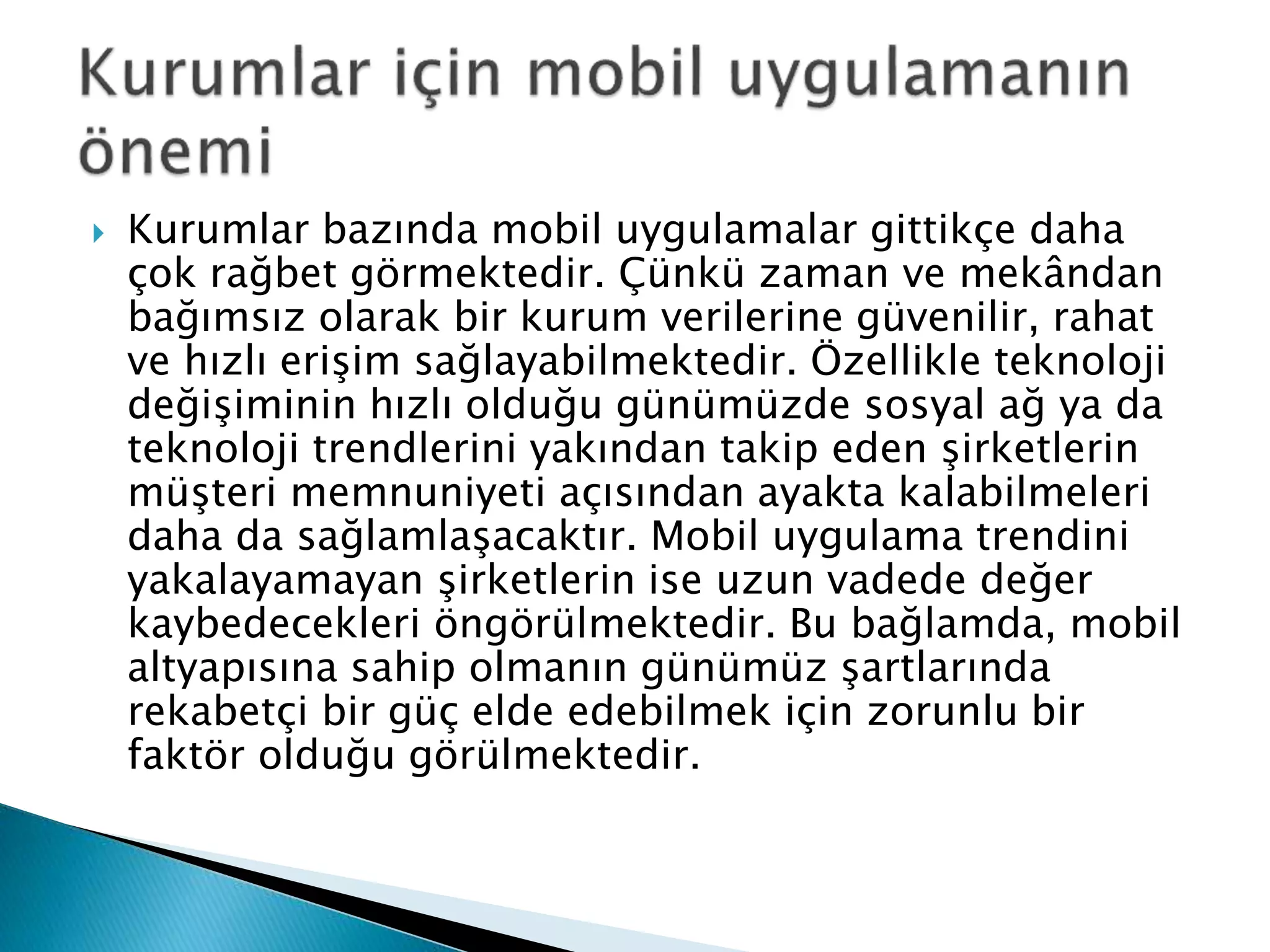 Göznuru Hastanesi Mobil Uygulama Proje Sunumu | PPT