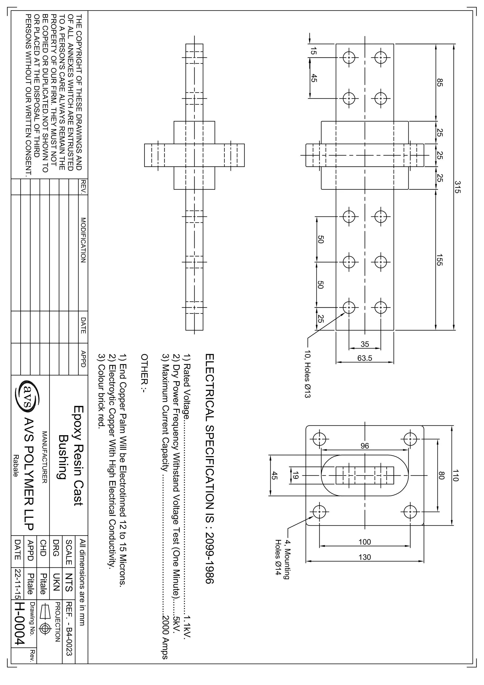 H 0004 1.1 kv2000 A | PDF