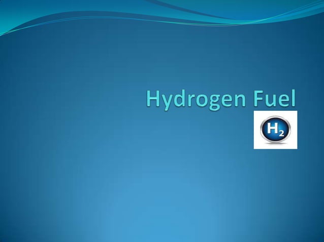 Hydrogen as fuel | PPTX | Chemistry | Science