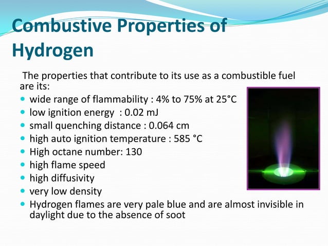 Hydrogen as fuel | PPTX | Chemistry | Science