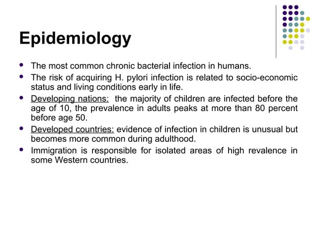 H. pylori | PPT | Digestive Disorders | Diseases and Conditions