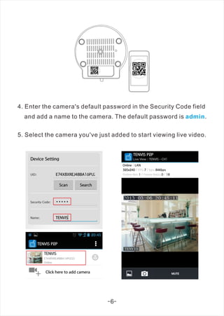 Tenvis IPROBOT 3 Quick Start Guide | PDF