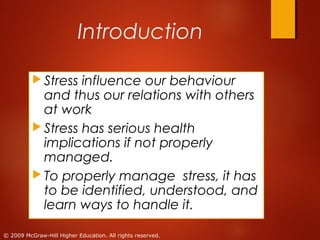 slides about stress management | PPT