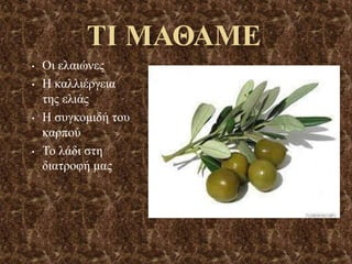 H ελιά πηγή ζωης | PPTX