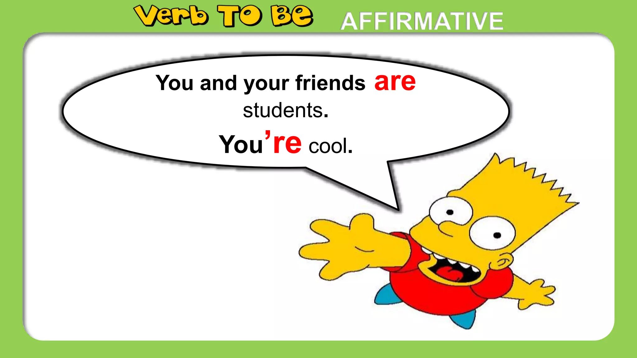 H. verb to be | PPT