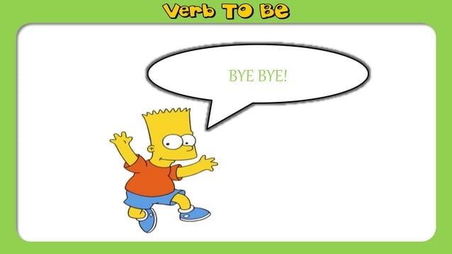 H. verb to be | PPT