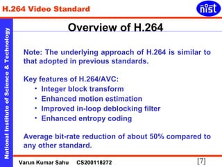H.264 video standard | PPT