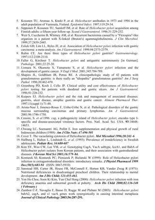 H. pylori in arabs, final not published | PDF