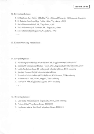 H. a. hanafi rais, s.ip, mpp | PDF