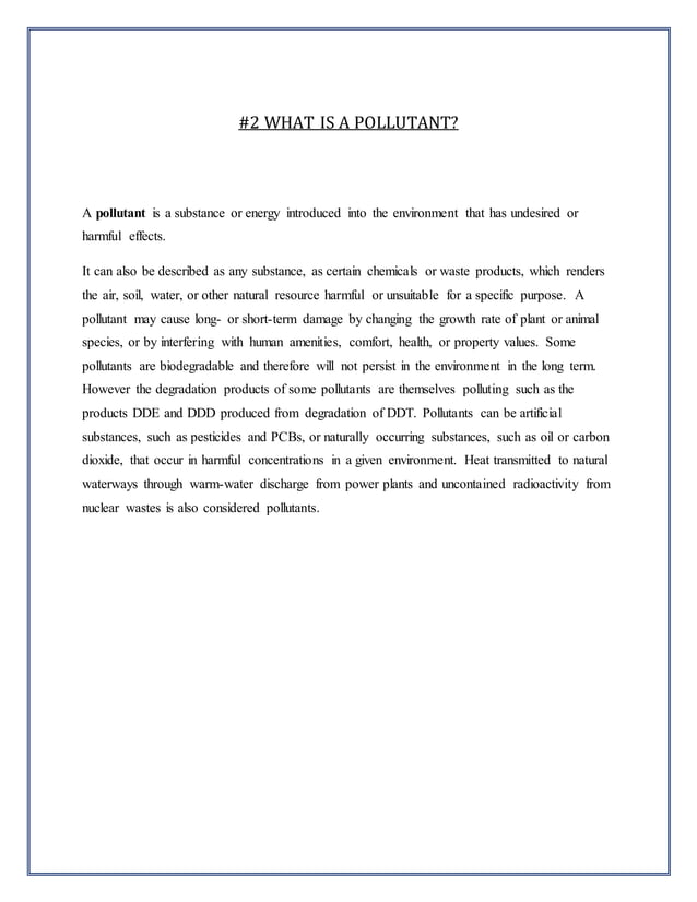 Human & Social Biology - Sample Project on 'The Impact of Heath ...