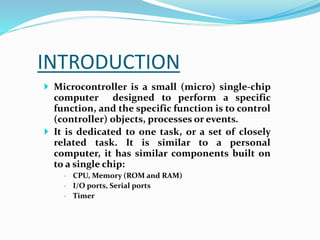 8051 microcontroller | PPTX | Computer Peripherals | Computing