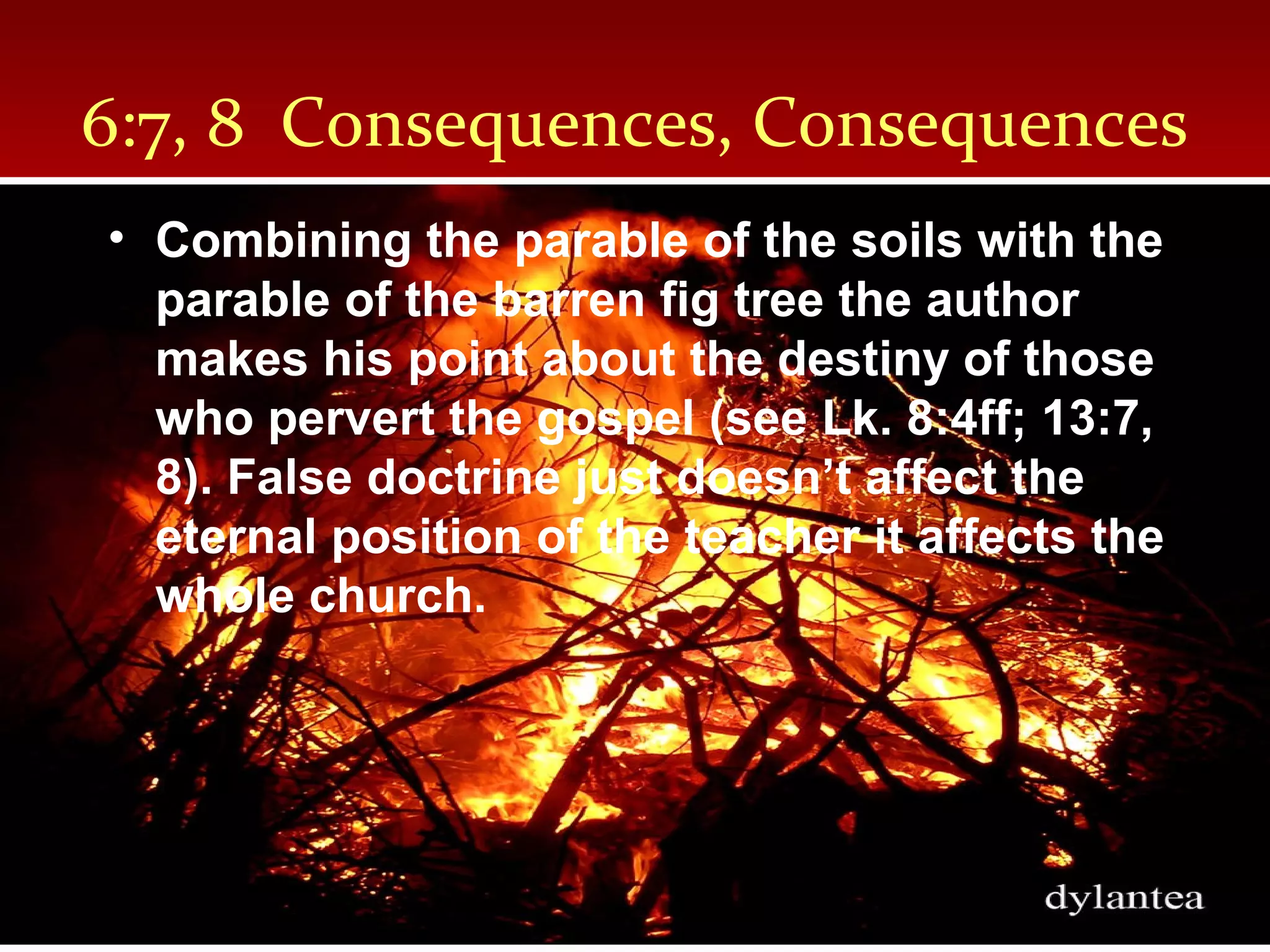 Hebrews chapter 5:11-6:10 | PPT